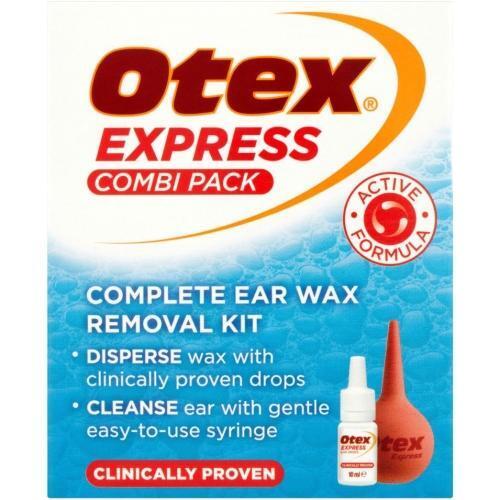 Otex Express Complete Ear Wax Removal Combi Pack - 10ml 5016379299100 ...