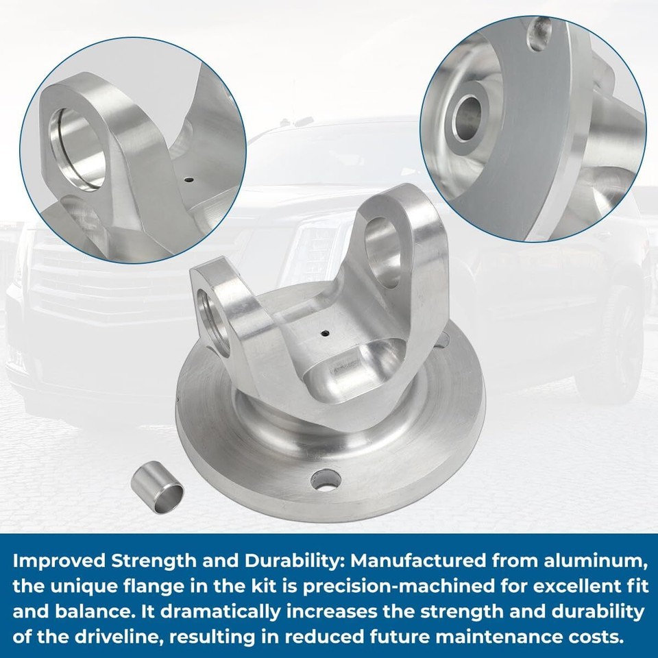 T35-GMFD-01K 3-Bolt Adapter Flange Yoke Kit GM6L80 - 6L90 - 8L90 ...