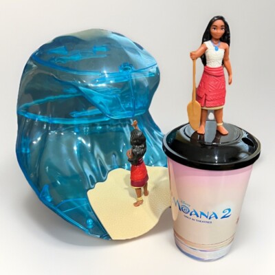 Disney Moana 2 Wave Popcorn Bucket + Moana Cup Theatre Exclusive Nice+ ...