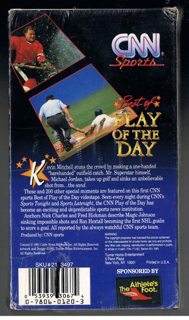 CNN Sports - Play of the Day - V. 1 (VHS, 1993) for sale online | eBay