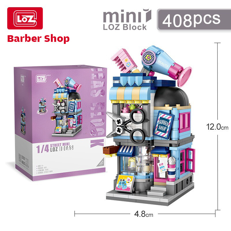 LOZ Mini Blocks Sets Food Street View Building Blocks Micro Bricks with ...