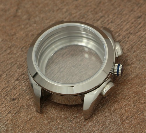 Watch Case for ETA Valjoux 7750 / 7753 Chronograph Sapphire 38mm 10 ATM ...