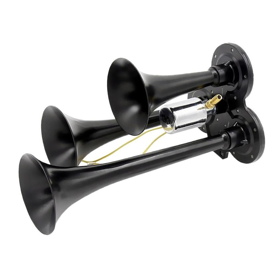 Triple Trumpets Air Horn 12v-24v 150db Super Loud For Truck | eBay ...