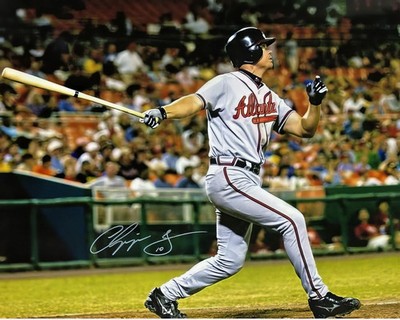 Chipper Jones Signed 8x10 Autographed Photo Atlanta Braves reprint! | eBay