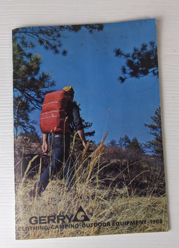 Vintage GERRY 1968 Catalog - Camping Backpacking Outdoors ski hut CT ...