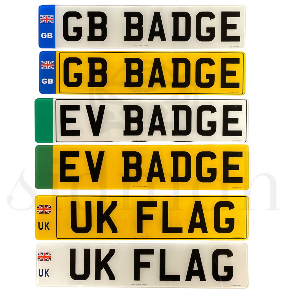 Premium 2D | 3D Number Plates Pair | MOT & DVLA COMPLIANT REG | UK EV ...