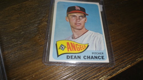 1965 TOPPS DEAN CHANCE # 140 BASEBALL CARD | eBay