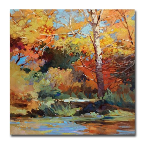 Autumn Glory by Barbara Cleary Gallery-Wrapped Canvas Giclee Art (36 in ...