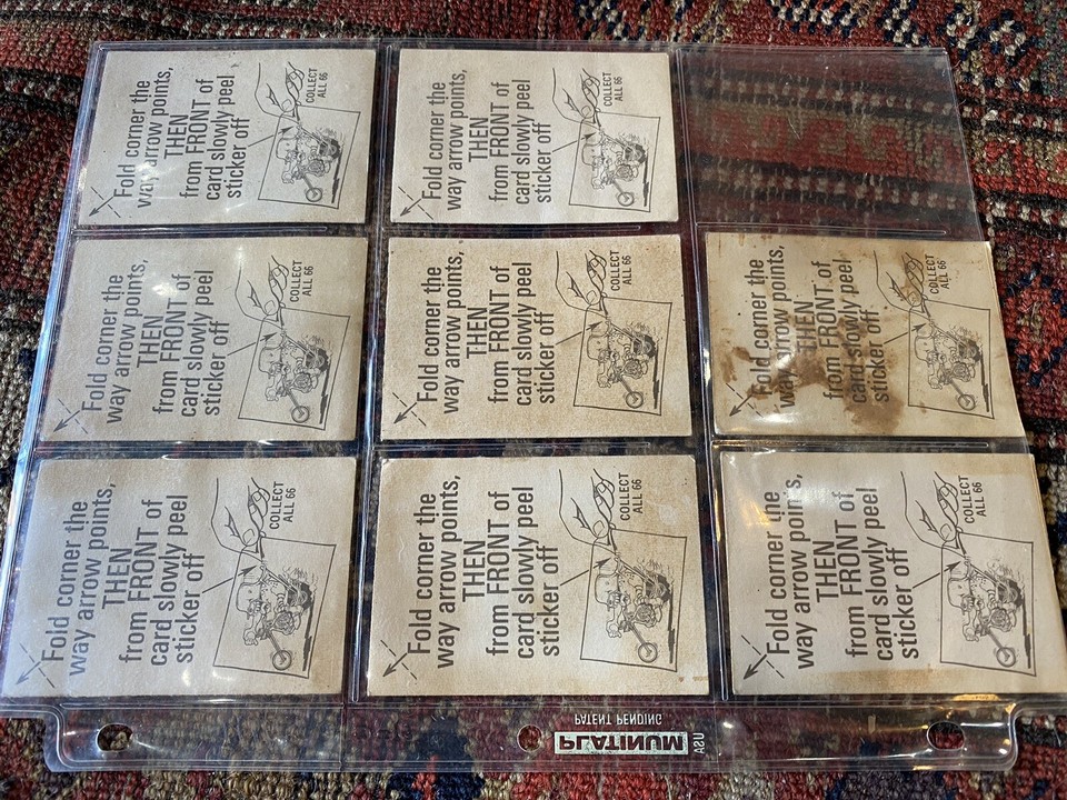 Lot Of 44 Orig 1970s Donruss Fabulous Odd Rods Sticker Card Vintage Rat ...