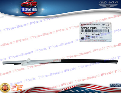 GENUINE⭐ Outside Weatherstrip Rear Door RIGHT SIDE 2023 Kia Sportage ...