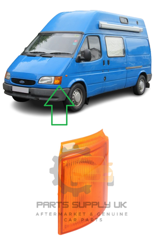 NEW FOR FORD TRANSIT 1994 - 2000 FRONT SIDE INDICATOR REPEATER ORANGE ...