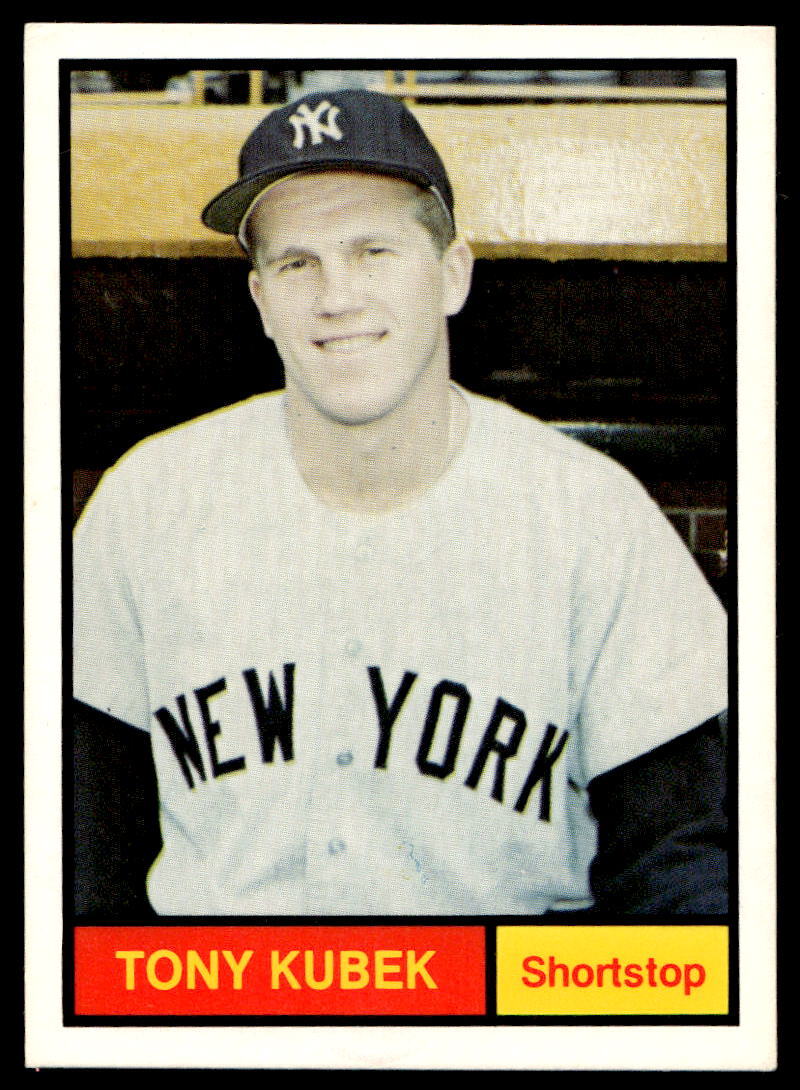 1982 Galasso 1961 World Champions New York Yankees 18 Tony Kubek | eBay