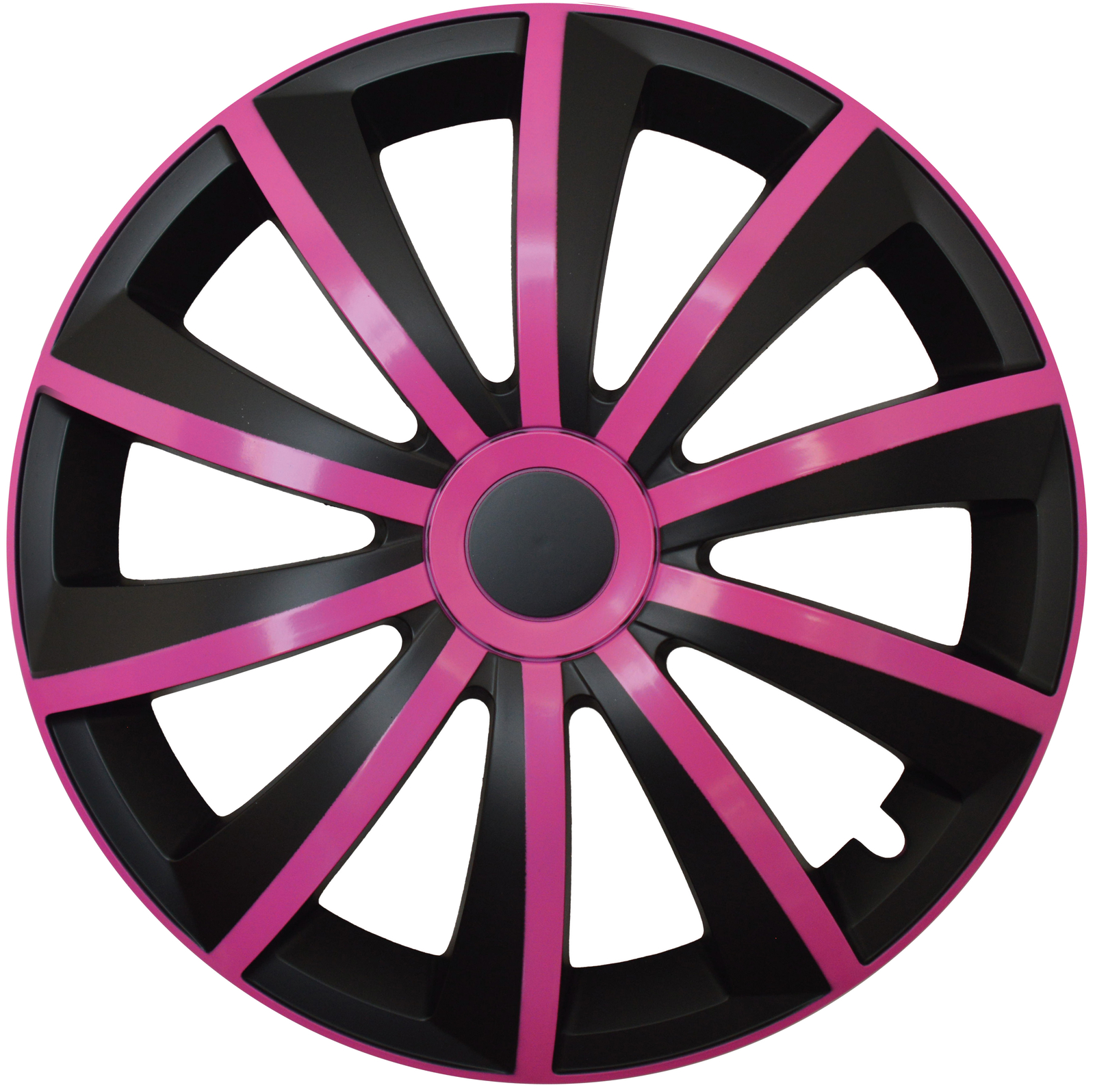 Hubcaps Set 'Gral' 16 INCH In Pink / Black 4x PREMIUM DESIGN Hubcaps | eBay