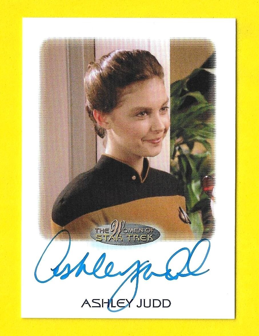 2021 Women of Star Trek Art Images Autograph Ashley Judd as Ensign ...
