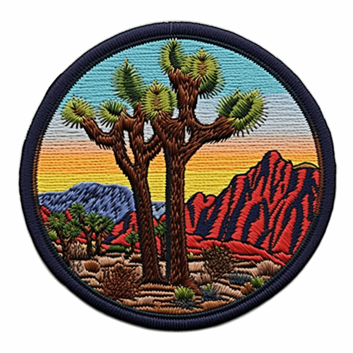 Joshua Tree Patch Iron-on Applique - National Park Badge Nature | eBay