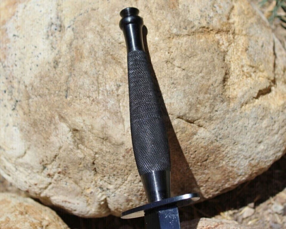 Fairbairn Sykes British Army Commando knife 2nd pattern steel handle ...