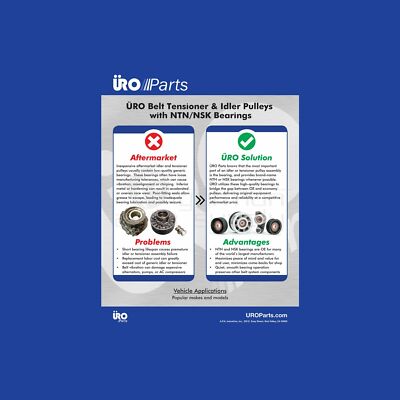 URO Engine Timing Belt Tensioner 06B109477A for Audi Volkswagen VW | eBay