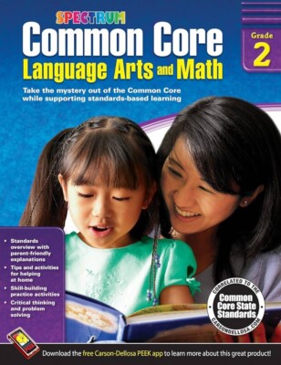 Spectrum Common Core 2nd Grade: Language Arts and Math | eBay