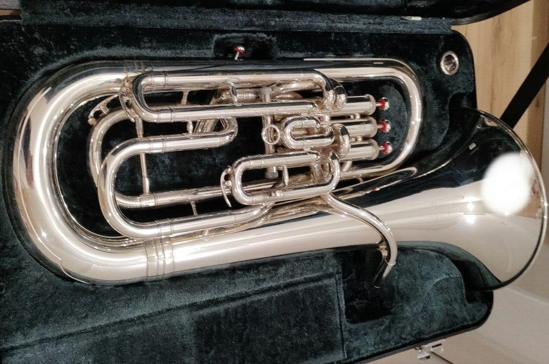 Yamaha YEP-642S Bb-Euphonium 4 Valves Silver Plated YEP642 YEP642S 642 ...