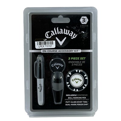 Callaway Golf On-Course Accessory Starter Kit Pen Divot tool Dual Mark ...