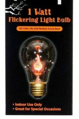 Spooky Effect Light Bulbs Choose either Orange or Purple | eBay