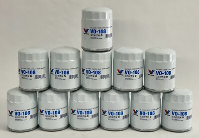Valvoline VO-108 VO108 Engine Oil Filters 12 Pack Replaces AC Delco ...