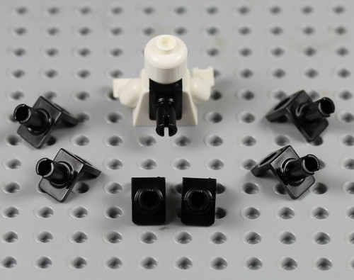 LEGO - Neck Bracket w/ Back Stud - Minifigure Body Wear Dark Light Gray ...