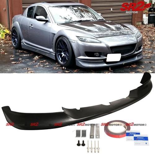 FOR 04-08 Mazda RX-8 JDM Sport Front Body Bumper PU Lip Kit Spoiler ...