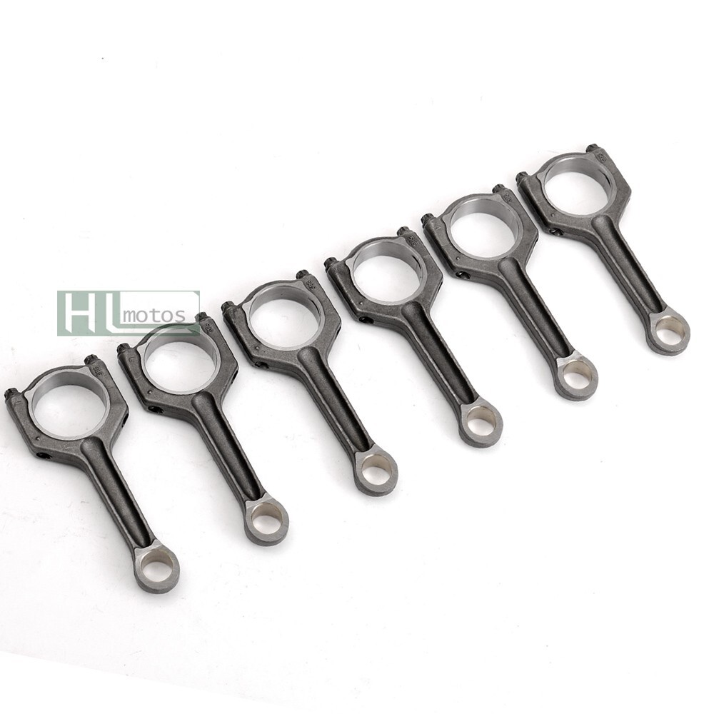 6x Connecting Rods For BMW 335i 435i M4 X5 X6 F10 F15 F30 F80 F82 N55 ...