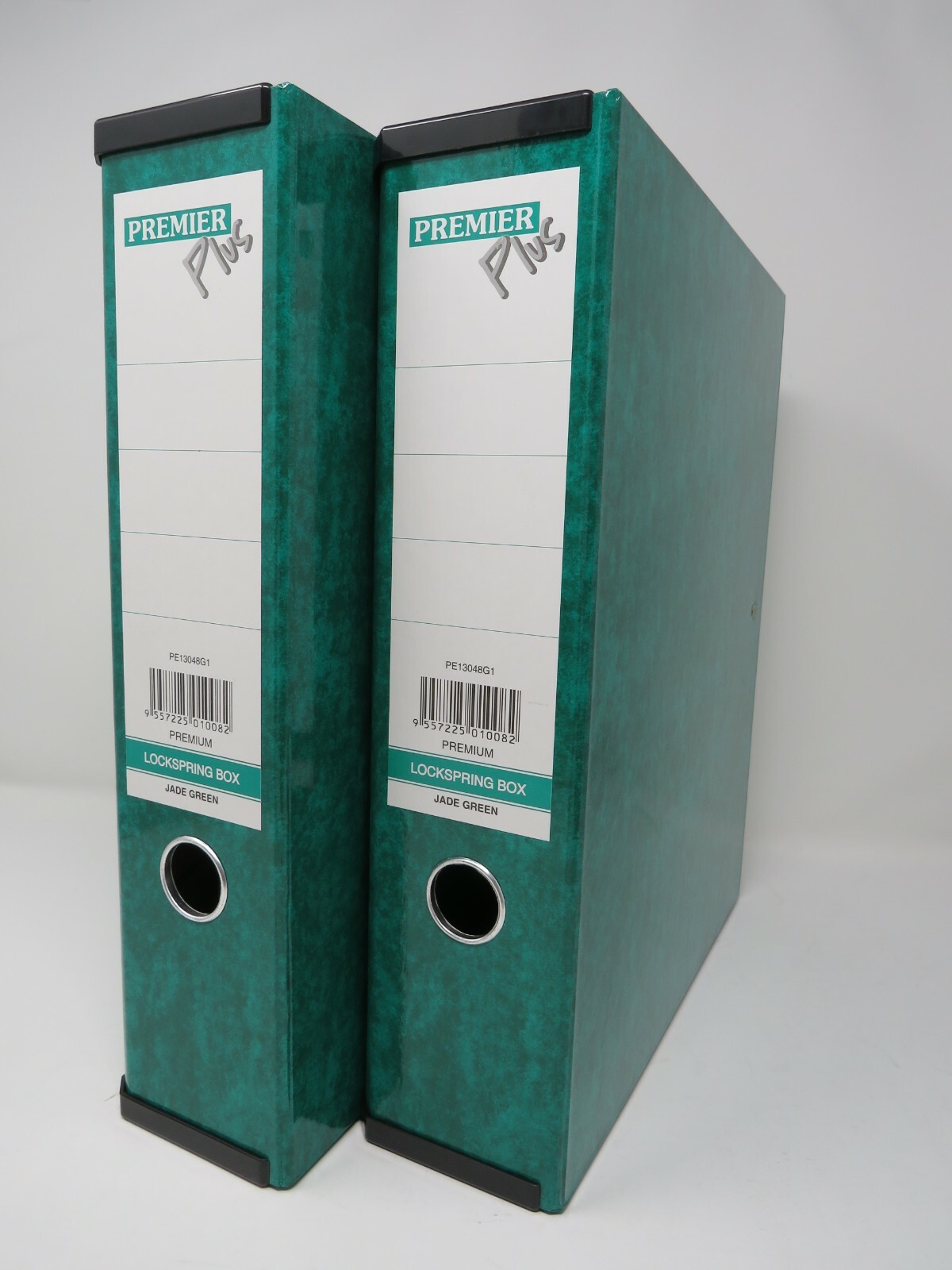 PE13048 Green Premier Plus Laminated Rigid Box File Pack of 6 A4 Size ...