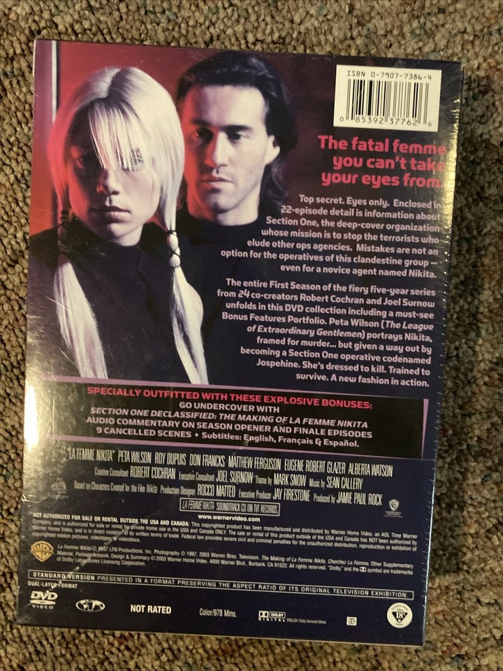 La Femme Nikita - The Complete First Season (DVD, 2003, 6-Disc Set) Brand New 85392377626 | eBay
