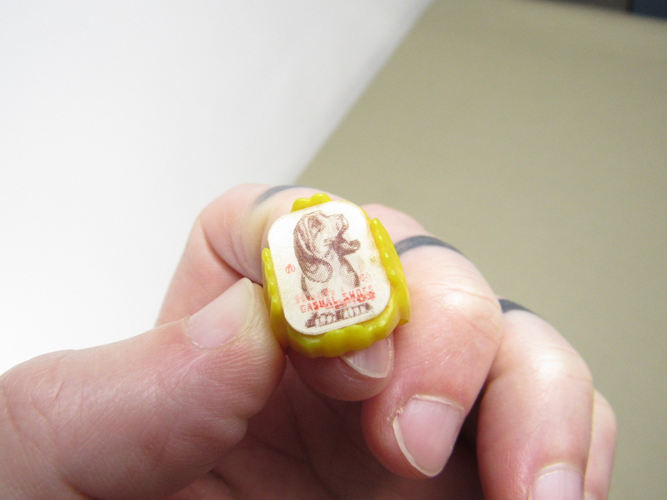 3 Vintage Plastic Rings Gum Ball Cracker Jack Vending Machine Toy ...