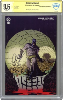 Batman Reptilian #4B Hamner Variant CBCS 9.6 SS Garth Ennis 2021 24 ...