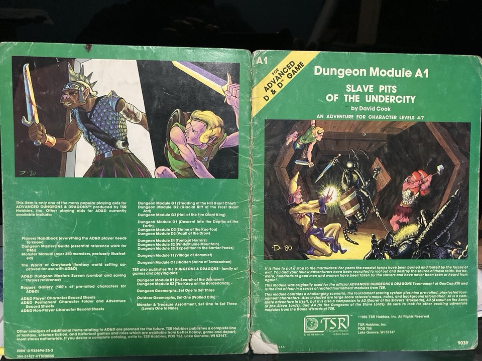Vintage Lot Of Dungeons & Dragons Modules Mostly AD&D Some Expert ...
