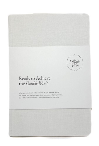 NEW Sealed Full Focus Planner Linen Oatmeal White/Cream Michael Hyatt Double Win | eBay