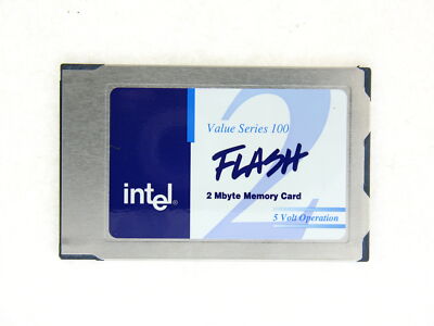 Intel 2MB Memory Series 100 FLASH PCMCIA CARD 5 Volt iMC002FLSC-10 | eBay