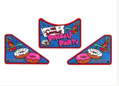 Simpsons Pinball Party Pinball Machine Apron Decal Set | eBay