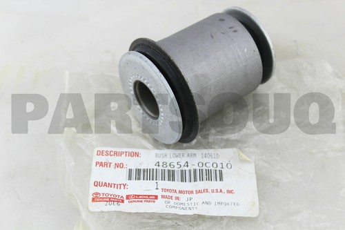 486540C010 Genuine Toyota BUSH, FRONT LOWER ARM, NO.1, RH/LH 48654 ...
