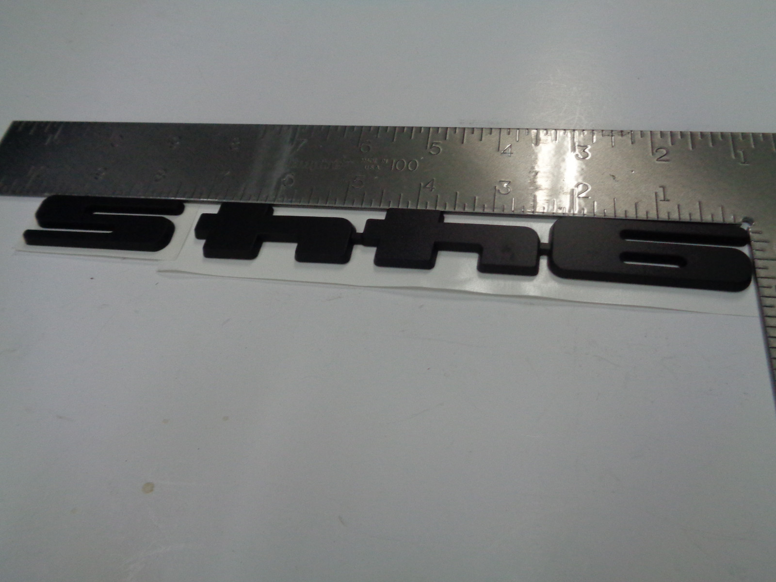 PORSCHE 944S REAR EMBLEM BLACK NEW GENUINE PORSCHE 944 S REAR EMBLEM | eBay