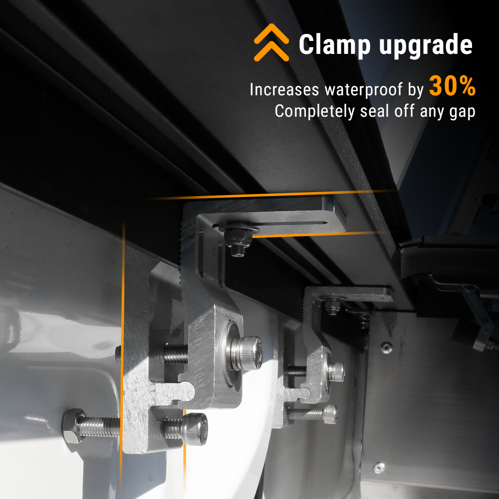 FOR Colorado 2014-2025 5ft bed Retractable Hard Tonneau Cover w/Rack ...