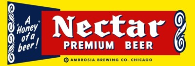 Nectar Premium Beer of Chicago, Illinois NEW Sign 16x48" USA STEEL XXL ...