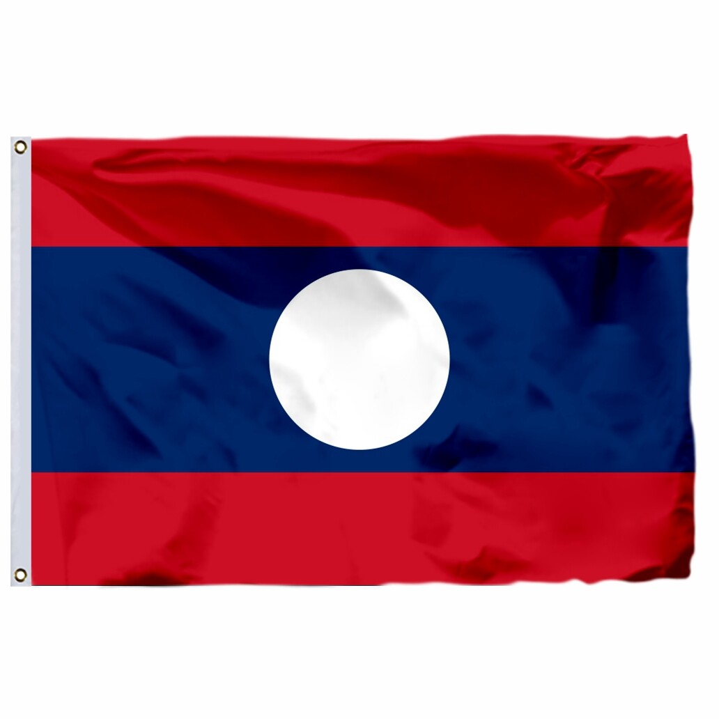 Laos Flag Tattoos Flag Of Laos By TWDYesKaiwei99No On DeviantArt