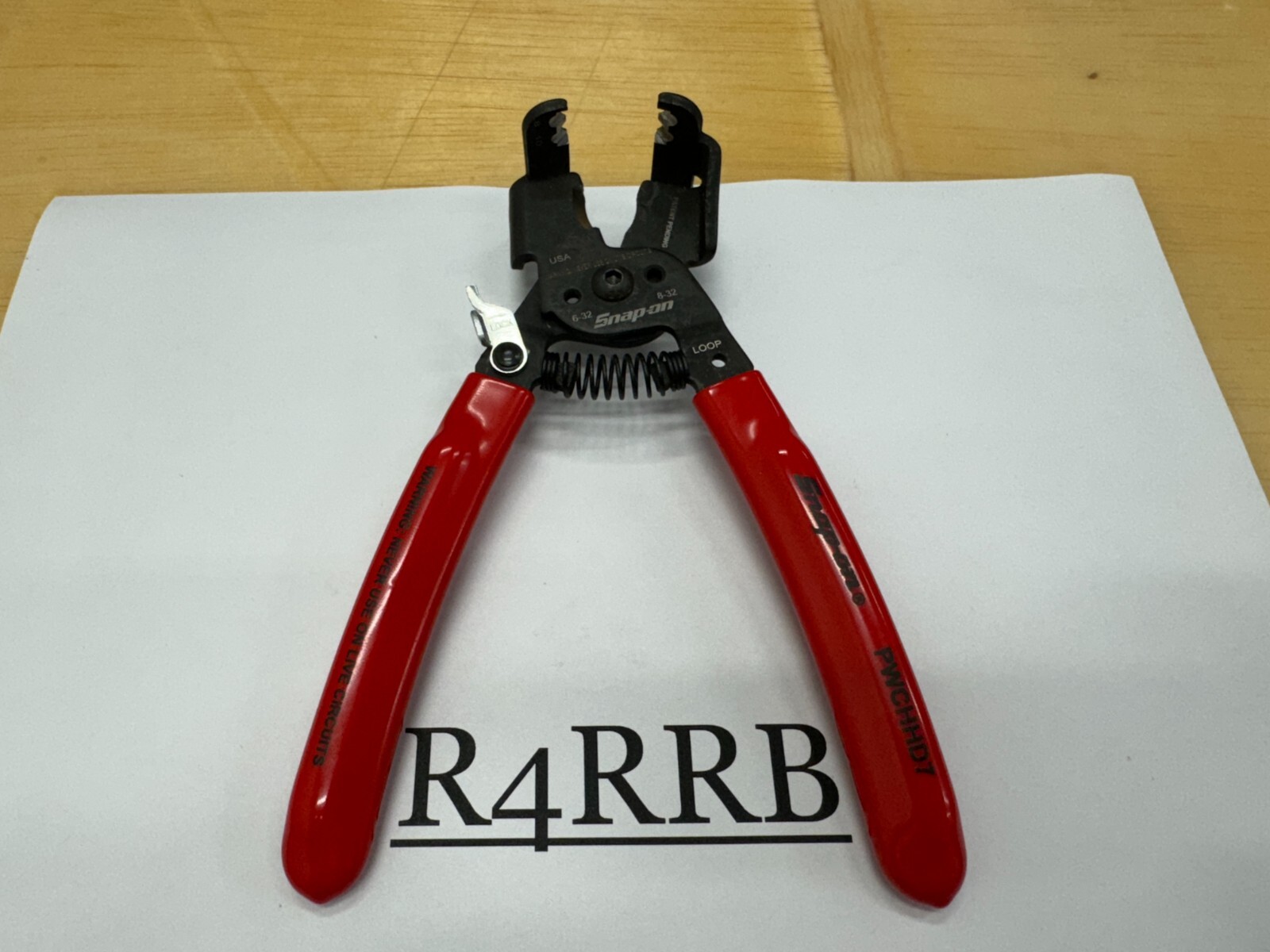 Snap-on Tools Inline 90¬∞ Angle Wire Stripper Cutter Plier 6 - 12 AWG ...