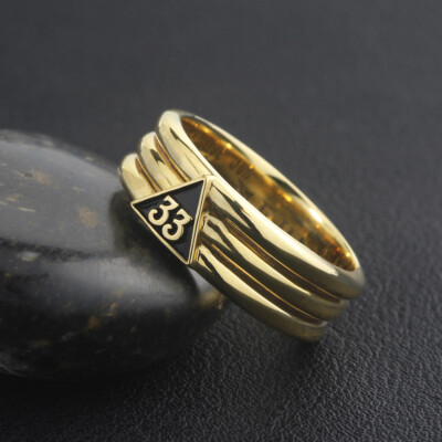 Classic Masonic With Scottish Rite 33 Degree Sterling Silver Ring | eBay