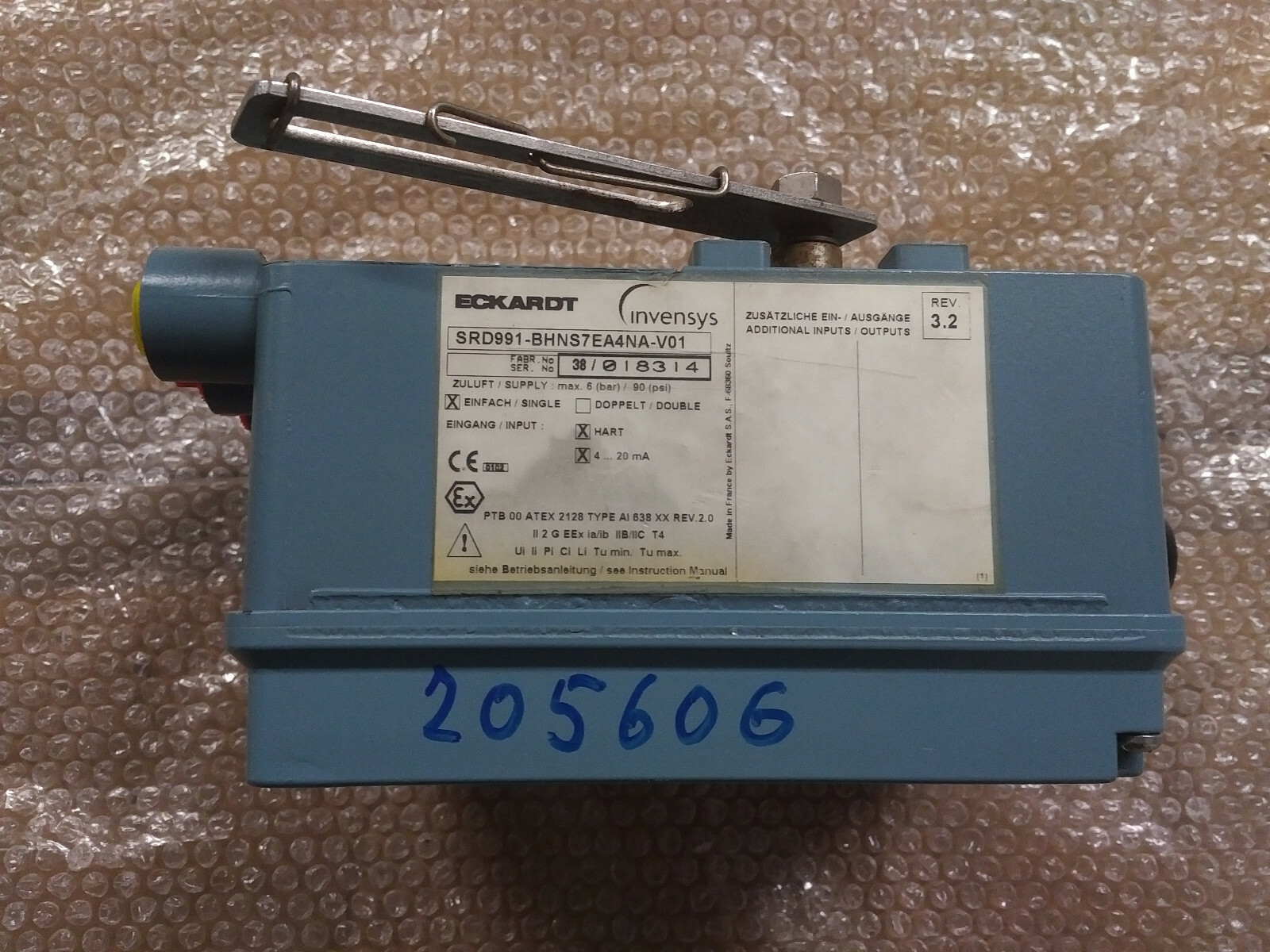 ECKARDT SRD991-BHNS7EA4NA-V01 Intelligent Positioner/HART/Single/4 ...