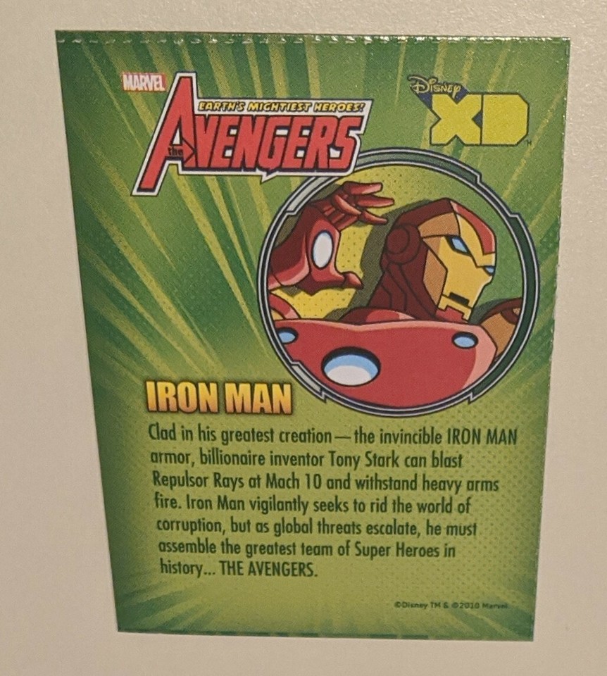 Ironman Iron Man Iron-Man sample promo trading card The Avengers Marvel ...