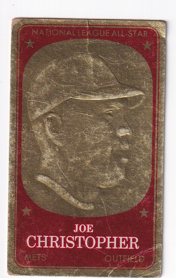 Joe Christopher 1965 Topps ML Baseball Embossed Card #52 NY Mets | eBay