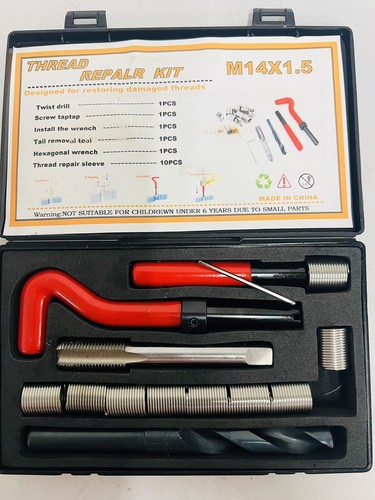 M14x1.5 Thread Repair Kit, 15 Pcs Portable Thread Chaser Thread.A2 | eBay