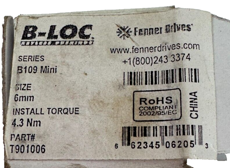 Fenner B-LOC B109 Mini T901006 6mm | eBay