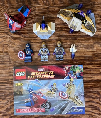 LEGO 6865 Marvel Avengers CAPTAIN AMERICA'S AVENGING CYCLE - 100% ...